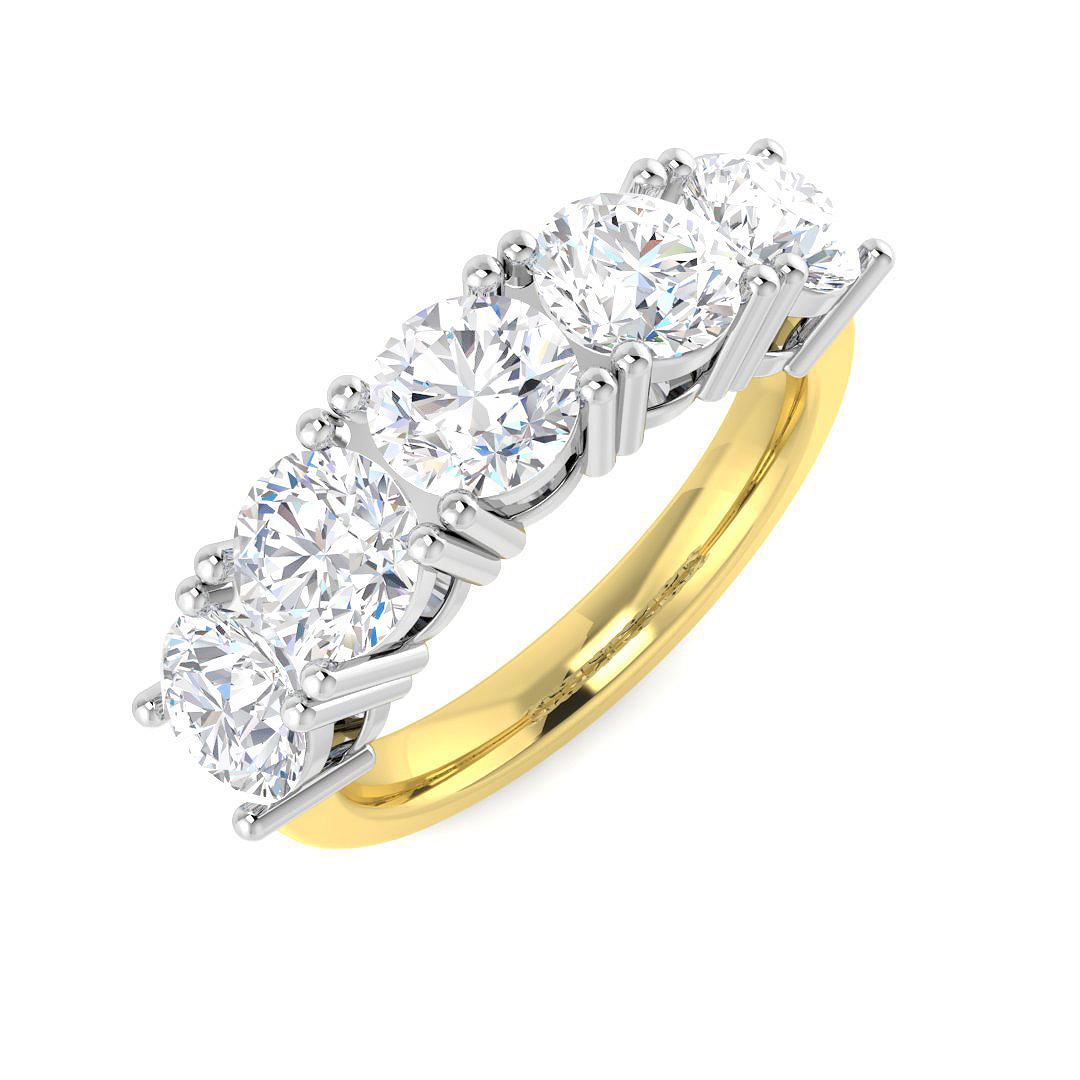 Five Stone Diamond Eternity Ring Dublin - Fitzpatrick Diamonds